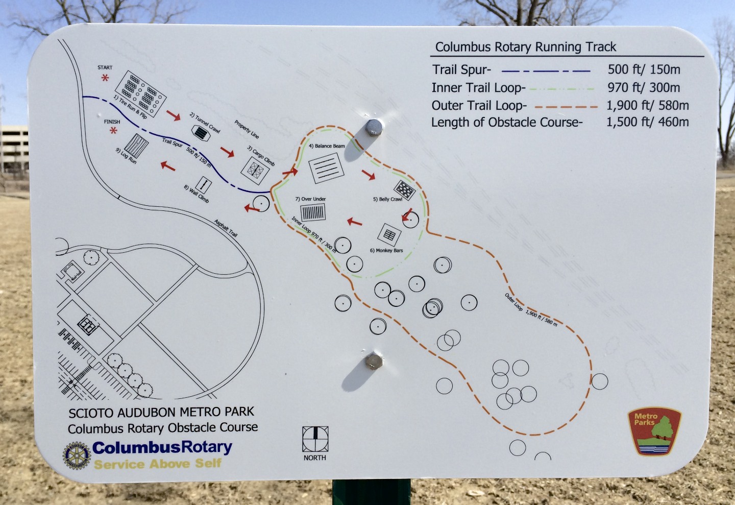 obstacle course map | Photo Columbus